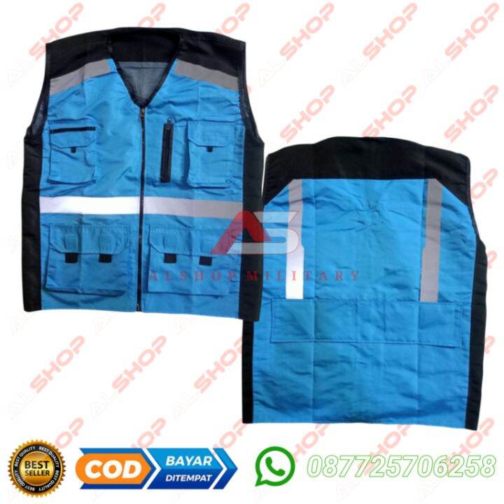 ROMPI SAFETY BIRU | LAPANGAN | TASLAN | HIGH QUALITY | Lazada Indonesia