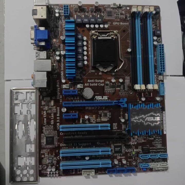 motherboard gaming asus p8H77-V soket 1155 | Lazada Indonesia
