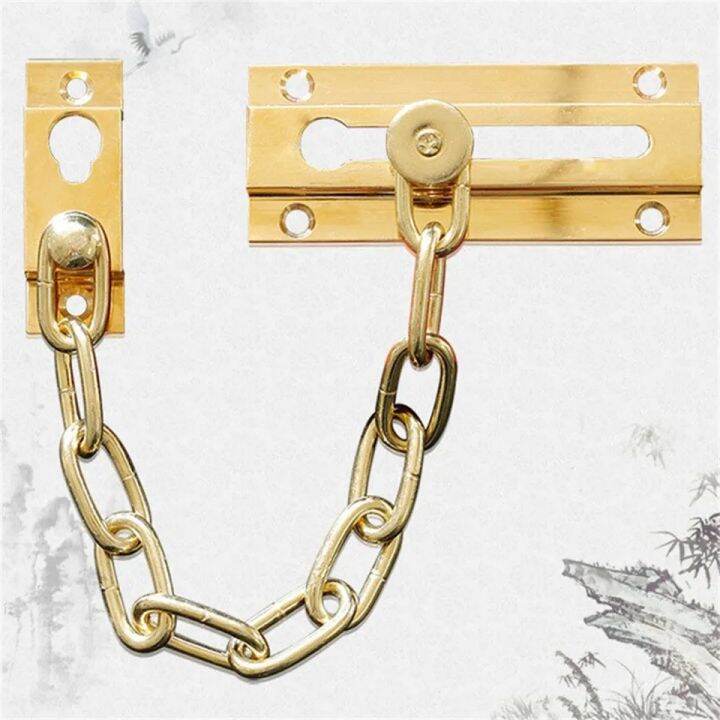Door Chain Lock Home Farmhouse Childproof Security Sliding Deadbolt ...