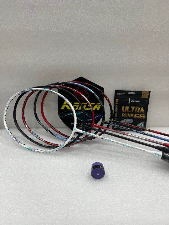 Raket badminton KANSA avatar series angin api air tanah kayu murah enak ...