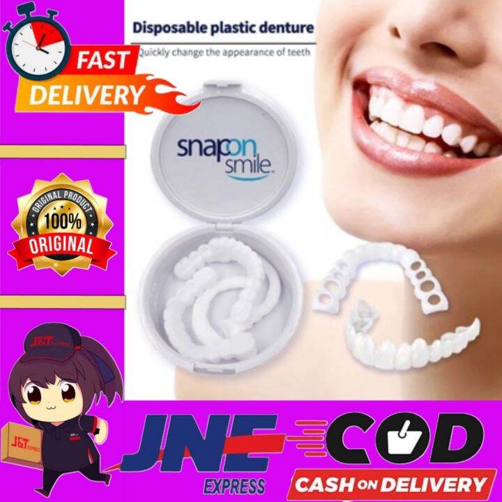 PERAPI GIGI SNAP ON SMILE ORIGINAL 100% / GIGI PALSU IDEAL DEWASA ...