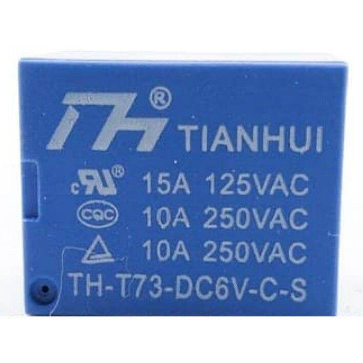 RELAY 6 volt 5 Pin RELAI 6VOLT 5 KAKI TIANHUI | Lazada Indonesia