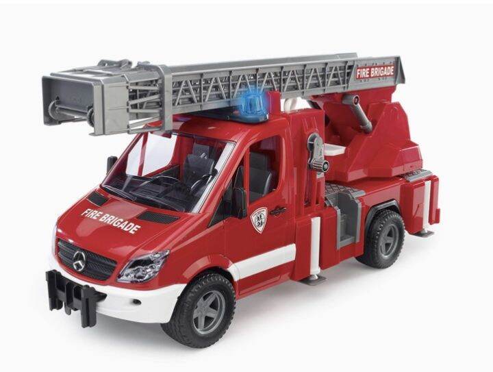 BRUDER 02532 MB Sprinter Fire Engine with Ladder Water Pump and Light ...