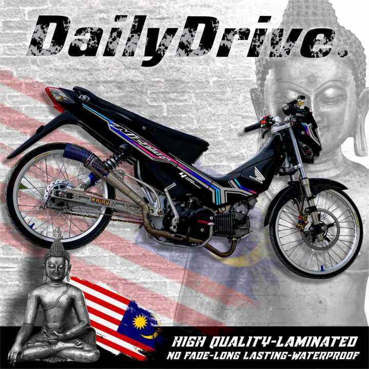 HONDA RS 125 Carb Decal Sticker Stock Size Nice Malaysian | Lazada PH