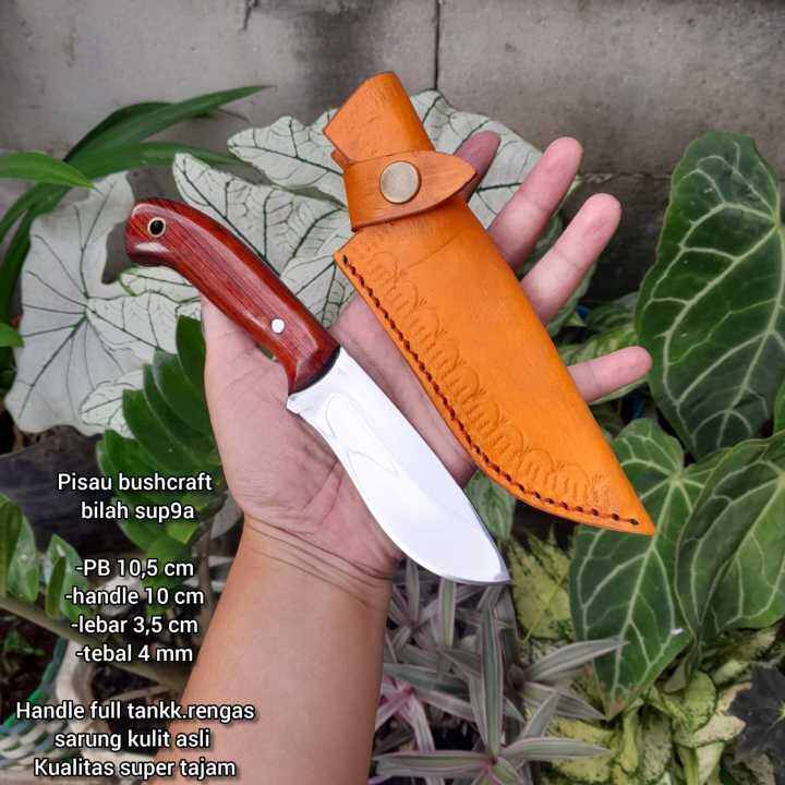 Pisau Bushcraft Multifungsi Baja Sup9 | Lazada Indonesia