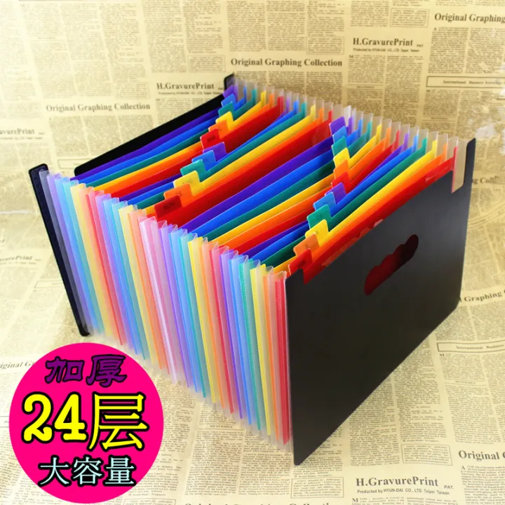 Large Capacity Organ Bag A4 Multi-Layer Folder Insert Storage Bag File ...