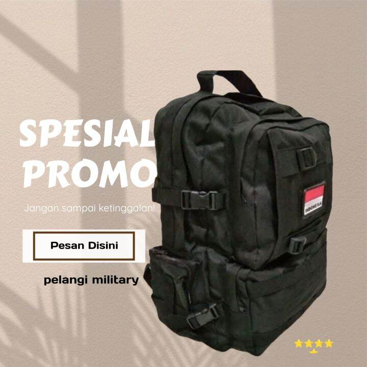 Tas ransel TNI model Gultor | tas jumbo511 | Tas gunung | Lazada Indonesia