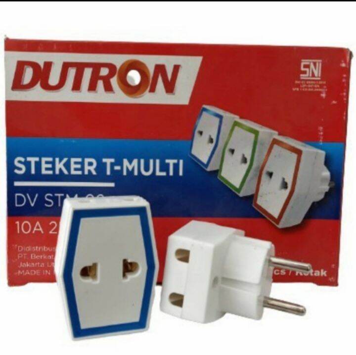 Colokan Listrik - Steker T Multi Warna Dutron SNI DV STM 02 | Lazada ...
