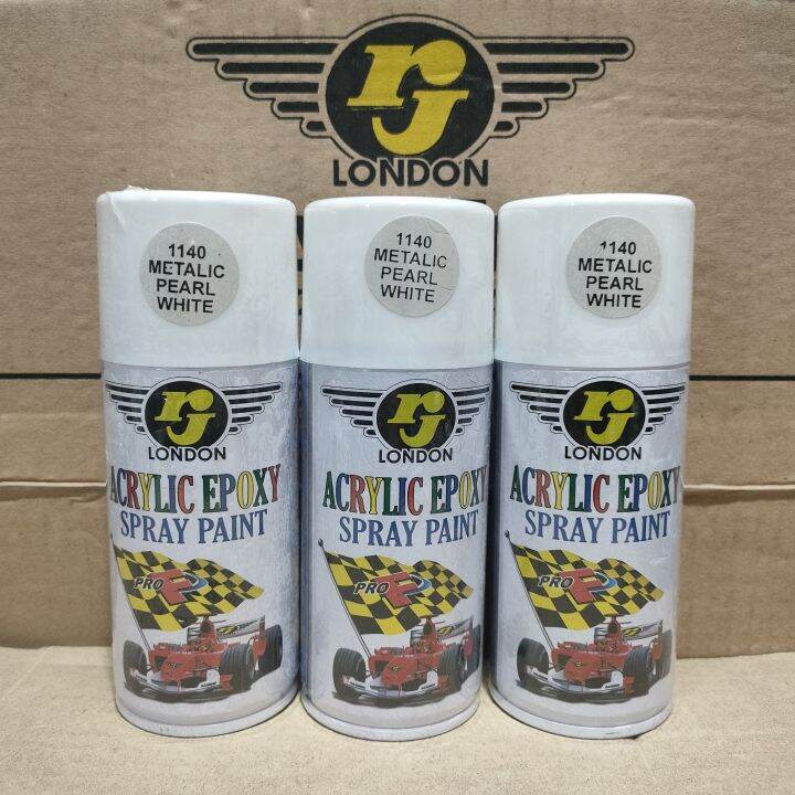 Pilok Cat RJ Metallic Pearl White 1140 Putih Mutiara Metalik 150cc ...