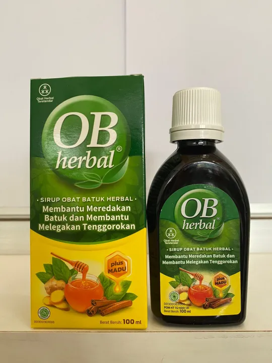 OB Herbal Syrup / Meredakan Batuk dan Menghangatkan Tenggorokan | Lazada Indonesia