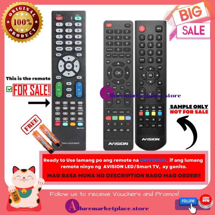 Ready to Use Universal TV Remote for Avision LED Digital TV| | Read ...