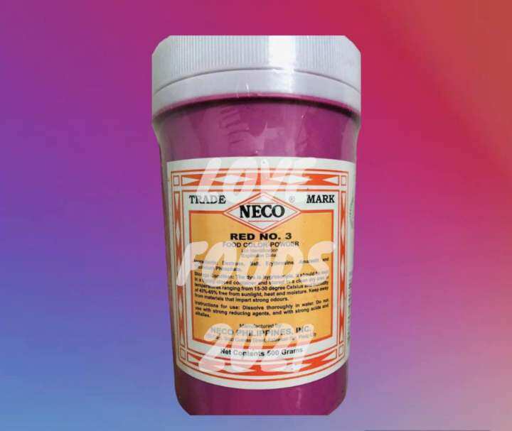 NECO RED NO.3 500gms (Food Color | Powder) | Lazada PH