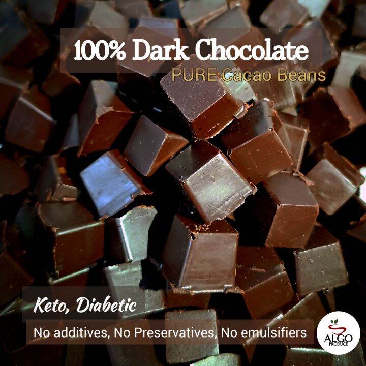 100% Pure Dark Chocolate Pure Cacao 1/2kg by Algo Produce Davao | Lazada PH