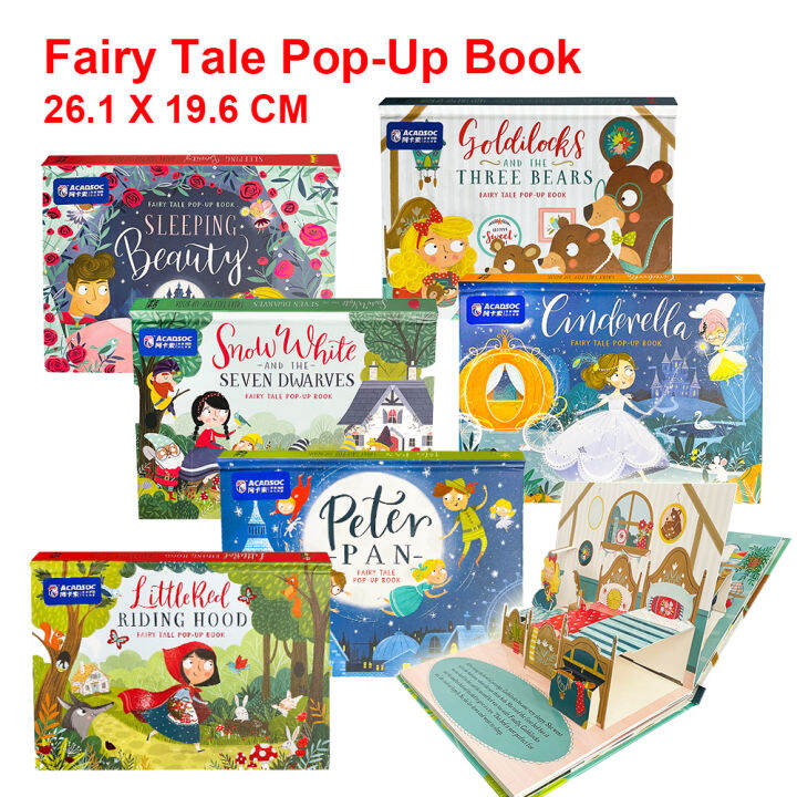 Fairy Tale Pop-Up Book Board Book Classic Children's Activity Book ...