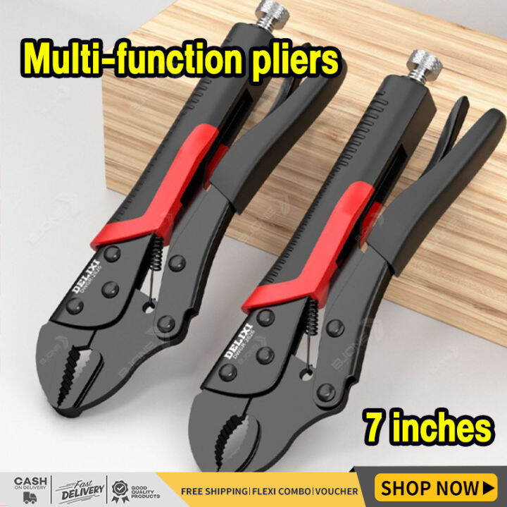 Delixi force pliers multi-function pliers tool universal pressure pliers professional force ...