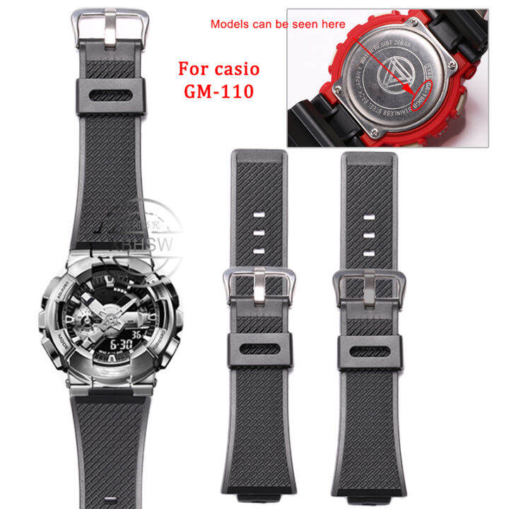 เรซิ่นสายคล้องคอสำหรับ Casio G-Shock GM110 ปืนเหล็กขนาดเล็ก gm-110 ชุดผู้ชายกีฬากลางแจ้งกันน้ำ ...