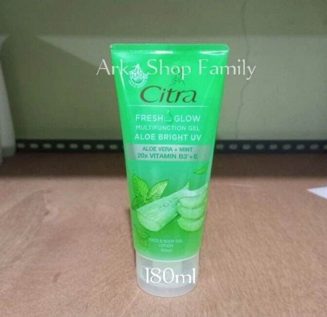 CITRA Fresh Glow Multifunction Gel Aloe Vera Bright UV 180ml | Lazada ...