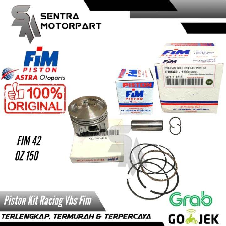 Piston seher kit vario beat scoopy spacy karbu injeksi stater kasar oversize 150 fim | Lazada ...