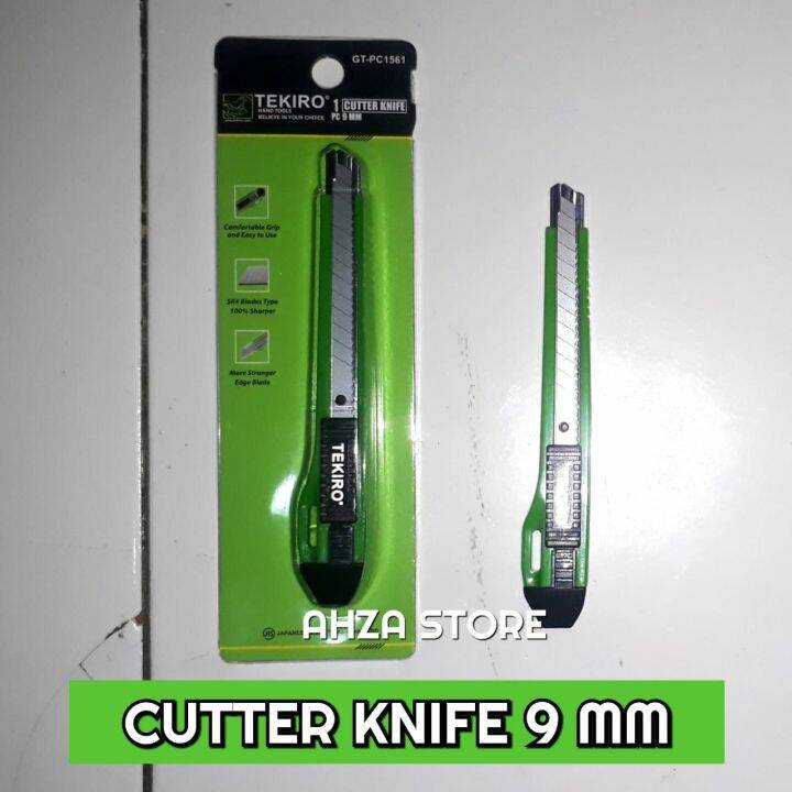 TEKIRO CUTTER KNIFE PISAU CUTTER 9 MM | Lazada Indonesia