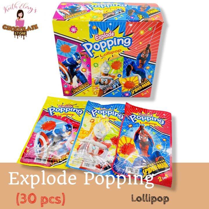 Explode Popping Lollipop (30pcs) | Lazada PH