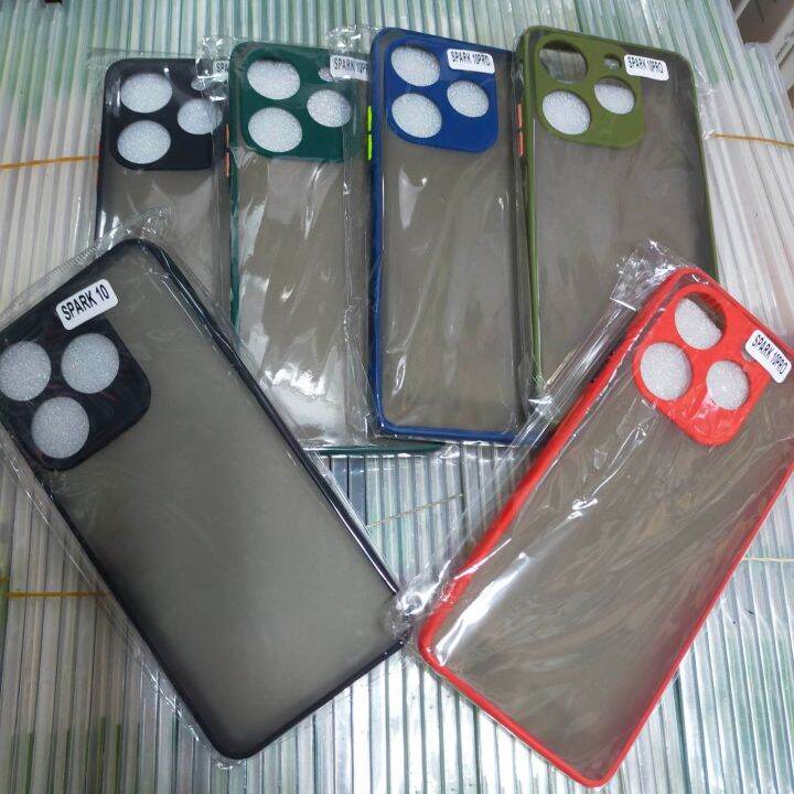 TECNO SPARK 10 / SPARK 10C / SPARK 10 PRO / MATTE BUMPER PHONE CASE ...