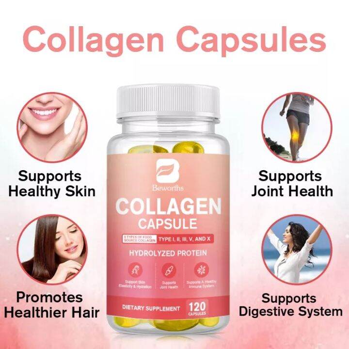 COLLAGEN PEPTIDE - 120 PCS HYDROLIZED CAPSULE | Lazada PH