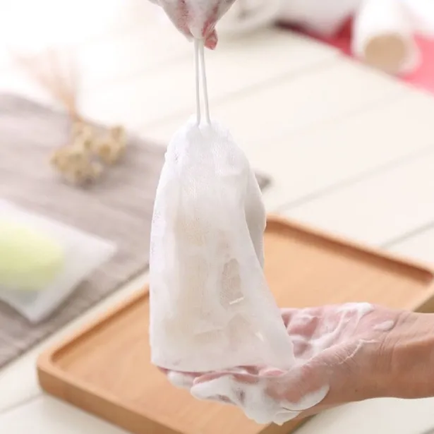 Kantong Pembuat Busa Sabun Jaring Batang Foam Shower Soap Mandi Bath ...