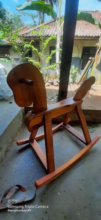kuda kudaan kayu goyang | Lazada Indonesia