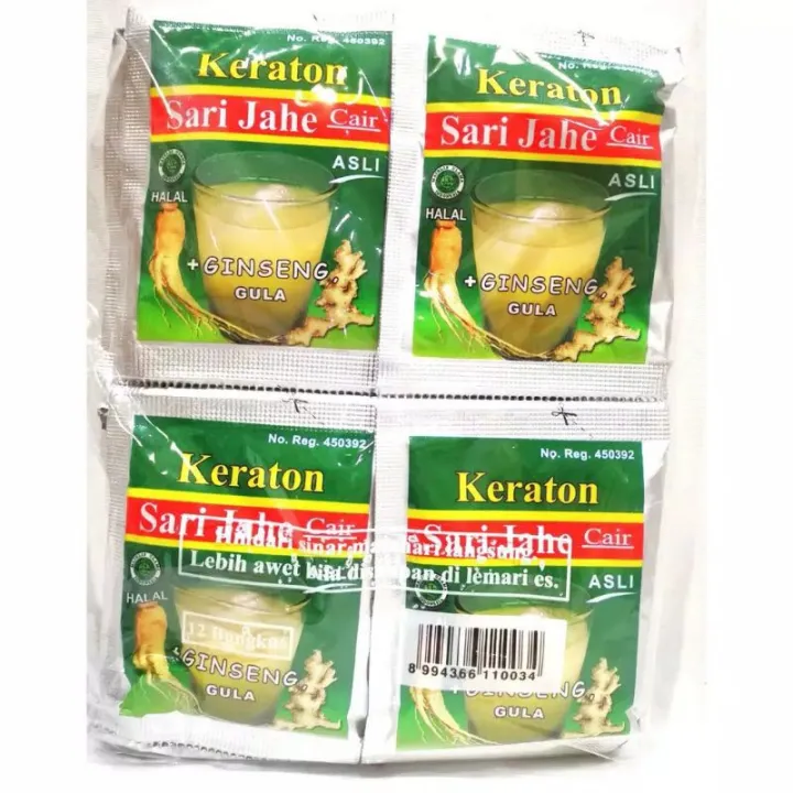 Sari Jahe Keraton Cair Sachet | Lazada Indonesia