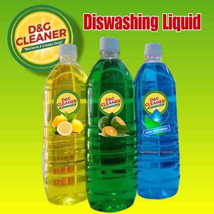 D&G Cleaner 1Liter Concentrated Lemon Calamansi Anti- bac in a bottle ...