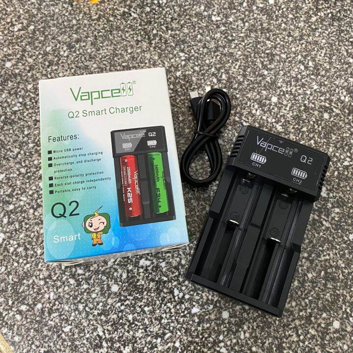 Vapcell Q2 Smart Charger | Lazada PH