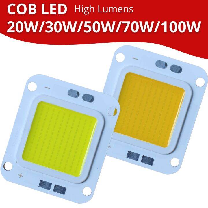 Flip COB LED Chip 20W 30W 50W 70W 100W - Mata Lampu LED Lampu Sorot PJU ...