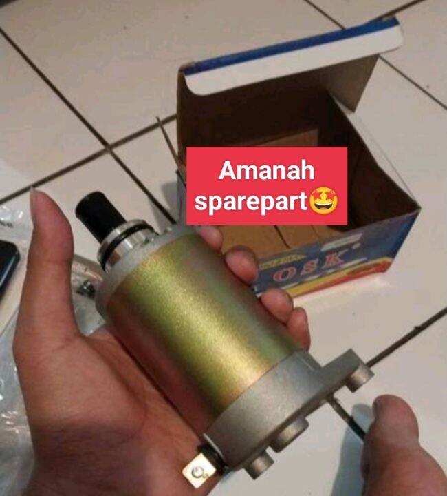 Dinamo starter Assy Thunder 125 Lama new merk osk | Lazada Indonesia