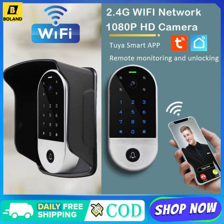 Boland Tuya Smart Home Wifi Video Intercom Access Control Keypad RFID ระบบควบคุมประตูไฟฟ้าพร้อม ...