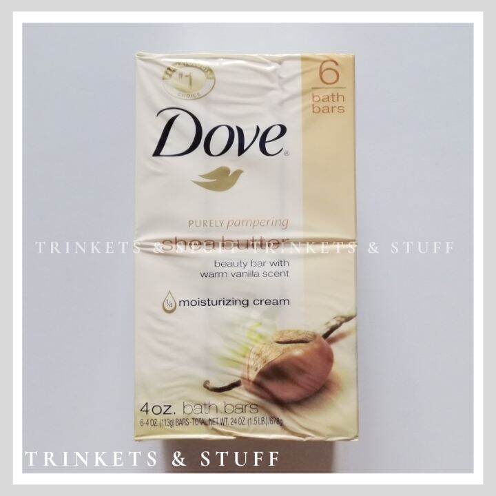 Dove Purely Pampering Shea Butter And Warm Vanilla Scent Beauty Bar Soap