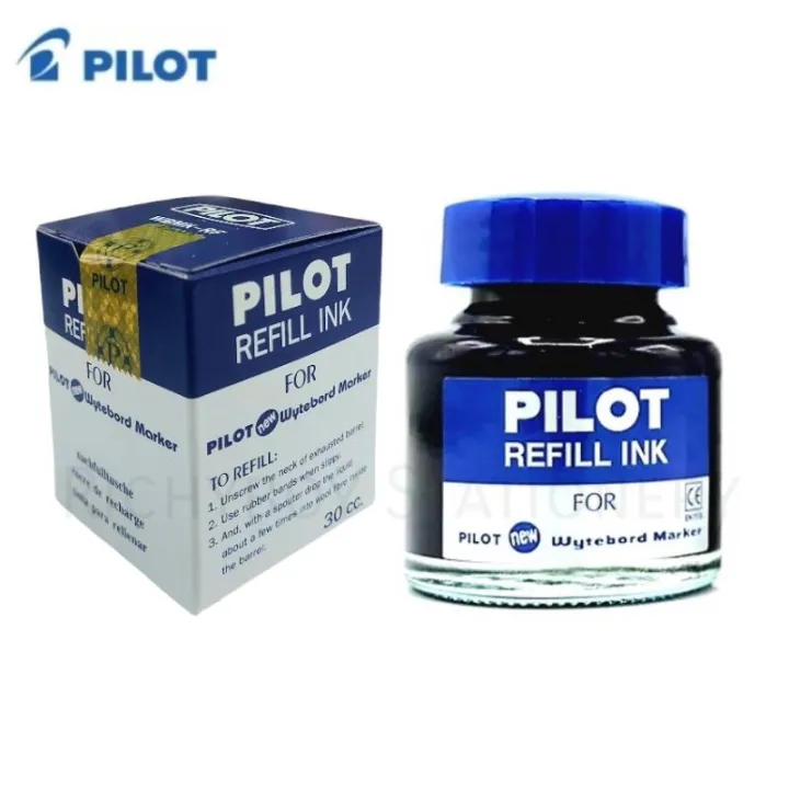 Pilot Refill Ink หมึกเติมปากกาไวท์บอร์ด Pilot รุ่น WBMK-R หมึกน้ำเงิน ...