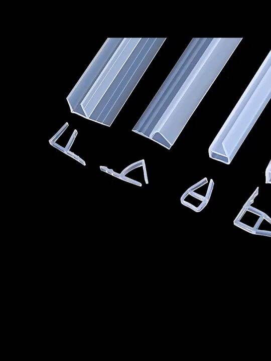2m Glass Door Seal Strip Shower Screen Door Sealing Strip Glass Door ...