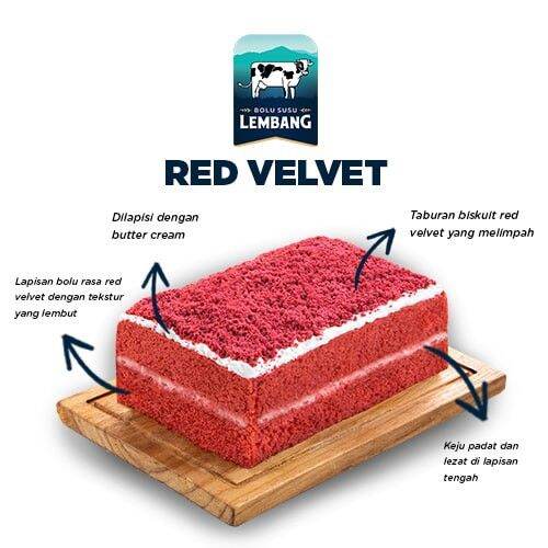 BOLU SUSU LEMBANG RED VELVET | Lazada Indonesia