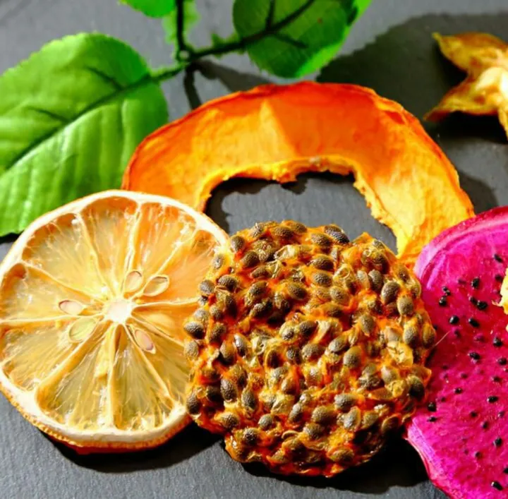 Dried fruit tea, pure dried fruit, fresh fruit slices in bags, cold ...