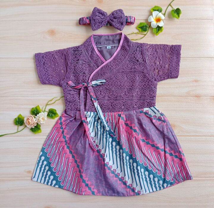 Hanbok Anak / Hanbok Batik / Hanbok Brokat warna Dusty Purple | Lazada ...