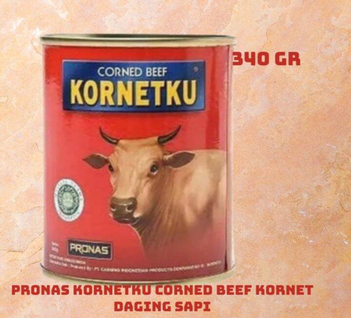 Pronas KORNETKU Corned Beef Kornet Daging Sapi 340gr | Lazada Indonesia