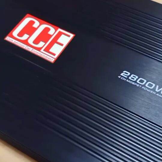 CCE เพาเวอร์แอมป์ CLASS AB 4CH. 2800W AB-800.4 เพาเวอร์แอมป์รถยนต์ คลาสเอบี 4ชาแนล เพาเวอร์ติด ...