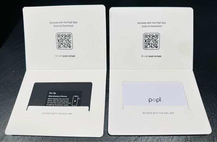 Popl NFC and QR Polyvinyl Digital Business Card | Lazada PH