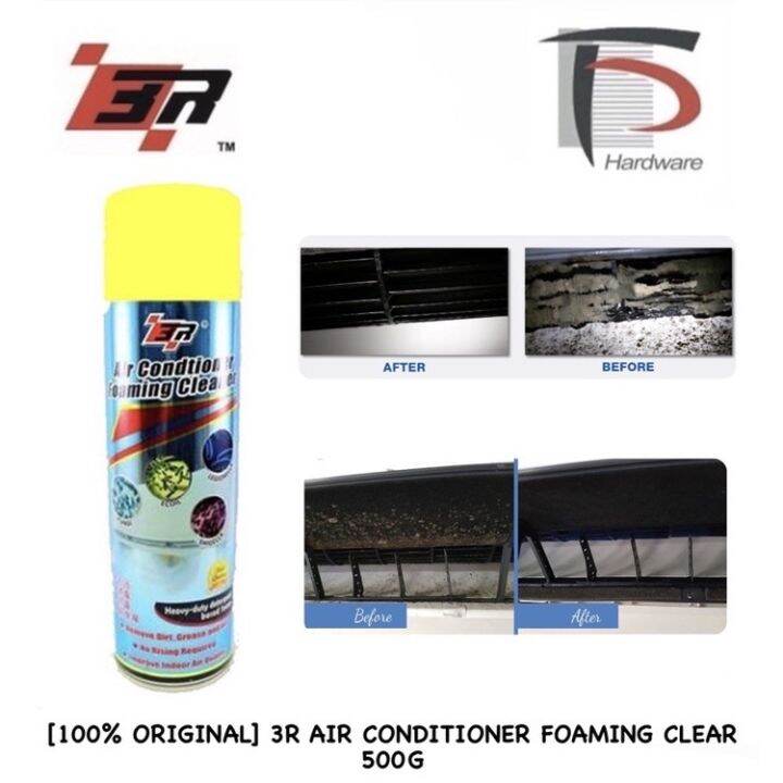 [100% ORIGINAL] 3R AIR CONDITIONER FOAMING CLEAR - 500G *JETSEN / SOFT ...