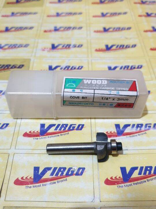 3mm MATA PROFIL ROUTER ROTER TRIMMER KAYU COVE BIT 1/4" x 3MM 3 MM | Lazada Indonesia