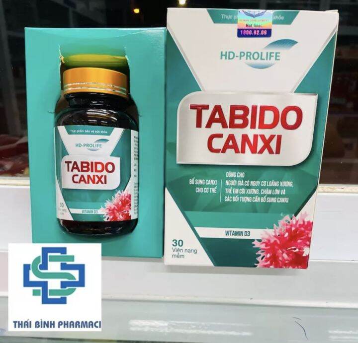 TABIDO CANXI - Giúp ngăn ngừa loãng xương, giảm tê bì chân tay, bổ sung ...
