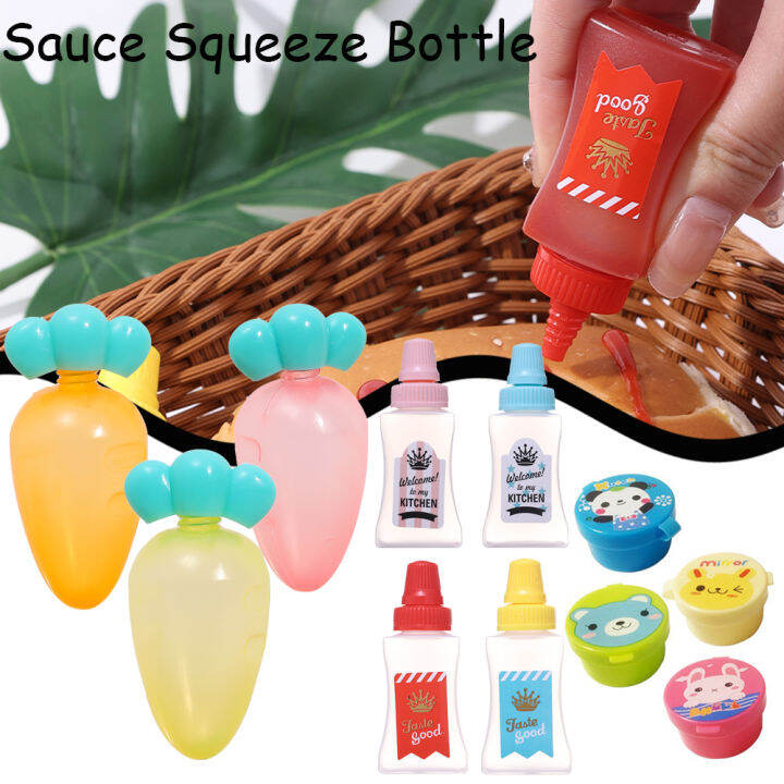 2/3/4pcs Cute Lunch Bento Soy Sauce Box Container Plastic Condiment ...