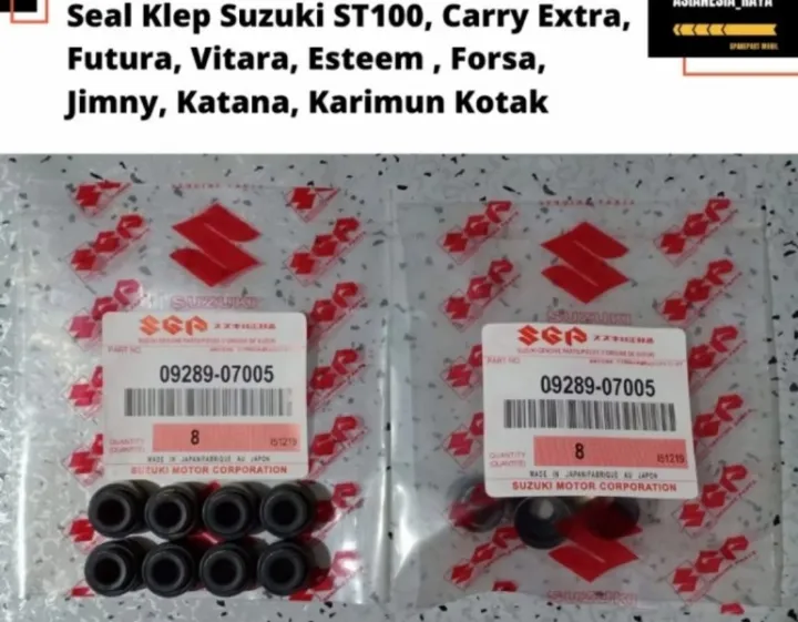 SIL KLEP SEAL VALVE STEAM SUZUKI CARRY ST100 EXTRA FUTURA VITARA ESTEEM FORSA JIMNY KATANA 1SET ...