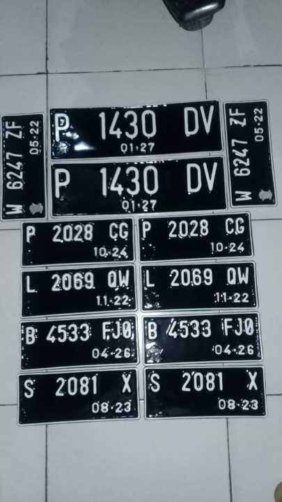 JASA PLAT NOMOR VARIASI ,MOBIL, SEPEDA MOTOR BAUT DALAM. | Lazada Indonesia