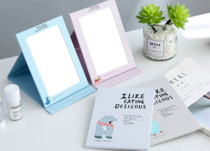 Kaca Make Up Cermin Lipat Mini | Lazada Indonesia